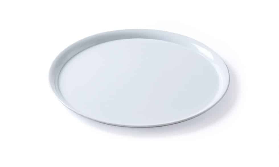 CIRCULAR TRAY 35cm / BLACK | Freya Melamin